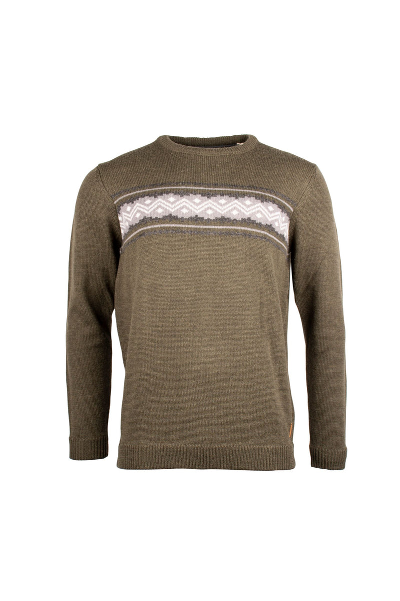 Pre End Forrest Crew Neck Knit Olive – Geraghty’s Menswear